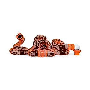 ﻿﻿Camco RhinoEXTREME 20-Foot Camper / RV Sewer Hose Kit - Premium Sewer Kit - Pre-Assembled & Ready-to-Use - Includes 4-in 1 Dump Station Adapter & Storage Caps - Crush & Abrasion Resistant (21012)