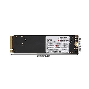ASHATA M.2 NVMe 2280 SSD M.2 NVMe PCIe Internal Solid State Drive for Gaming and Heavy Graphics, High Speed Low Latency Gaming SSD for Computer(1TB)