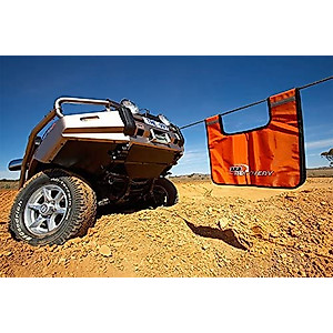 ARB ARB220 Offroad Winch Cable Recovery Damper in Orange and Black Line Dampener