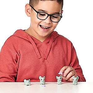 Little Live Pets - Mama Surprise Minis. Feed and Nurture a Lil' Mouse Inside Their Hutch so she can be a Mama. She has 2, 3, or 4 Babies with Surprise Accessories to Dress Up The Babies