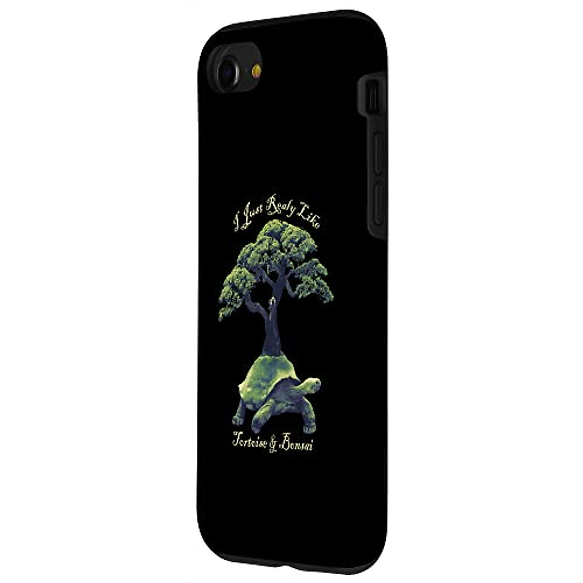 iPhone SE (2020) / 7 / 8 Tortoise and Bonsai. Tortoise carrying Bonsai on carapace Case