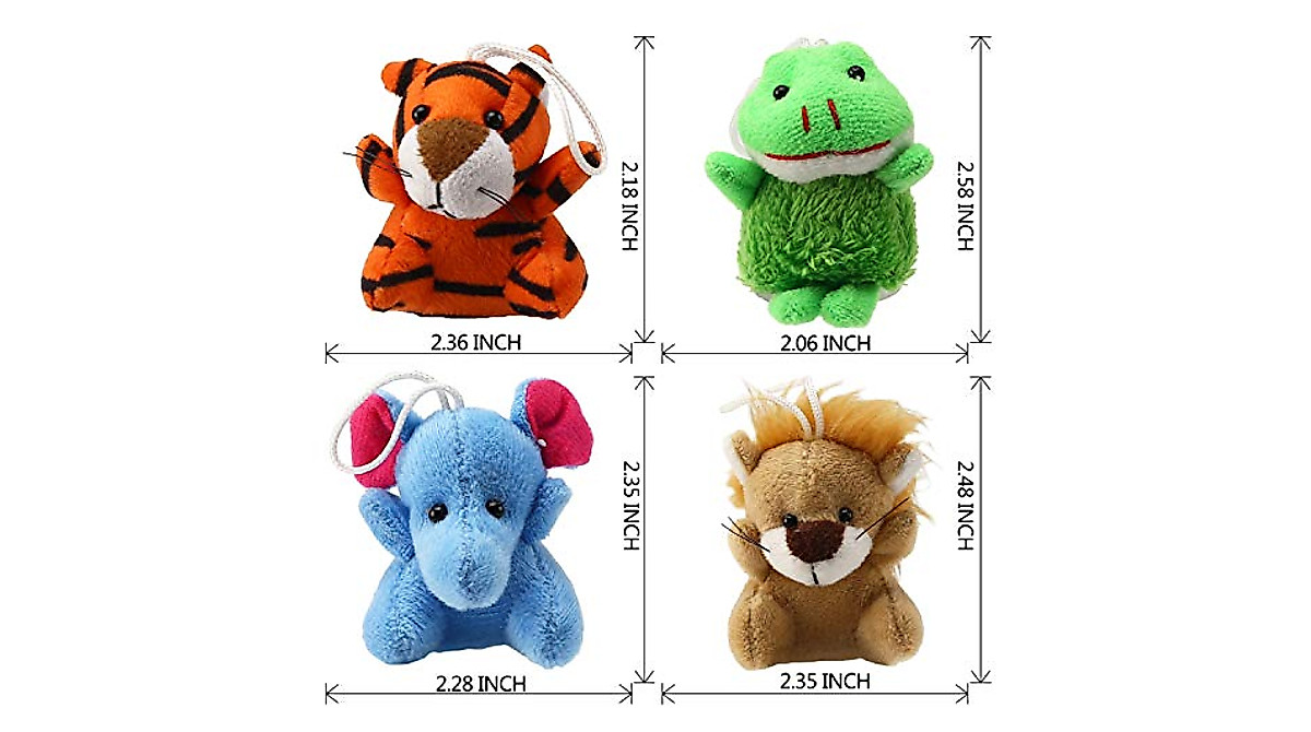 32 Piece Cute Plush Animal Toy Set for Kids