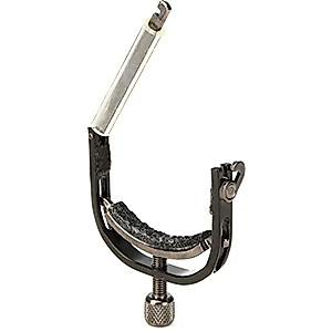 Paige Musical PBEW Banjo/Mandolin Capo-Fits Past the 4th Fret on a 5-String - Made in USA - Black