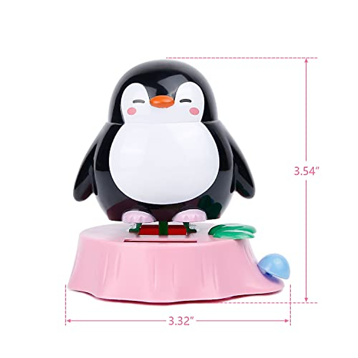 YGMONER Halloween Solar Dancing Turkey Pumpkin Base Car Dashboard Bobble Head Turkey Dancer Decorations Shaking Body