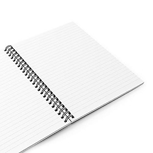 Personalized Sunflower Pattern Spiral Notebook - Custom Notebook for for Kid, Teens, Girls, Women, Kids Gifts