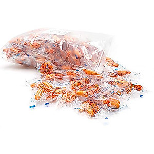 Foam Corded Ear Plugs 100 Pair - Soft NRR 32dB Noise Cancelling Sound Blocking Disposable Orange for Sleeping Snoring Noise Hearing Protection Construction Shooting Range Sports Mowing Woodworking