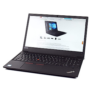 Lenovo ThinkPad E580 15.6 inch High Performance Business laptop, 256GB SSD, Intel Core i5 7th Gen, 8GB DDR4, WiFi, Gigabit LAN, HDMI, USB C, fingerprint reader, Windows 10 Pro, Thin & Light (Renewed)