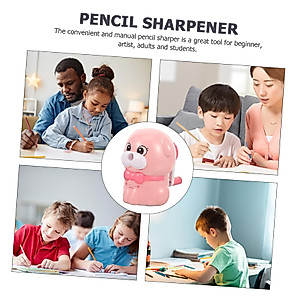 LIFKOME Compact Kids Sharpener Lovely Sharpeners Small Pencil Sharpener Cartoon Sharpener for School Classroom