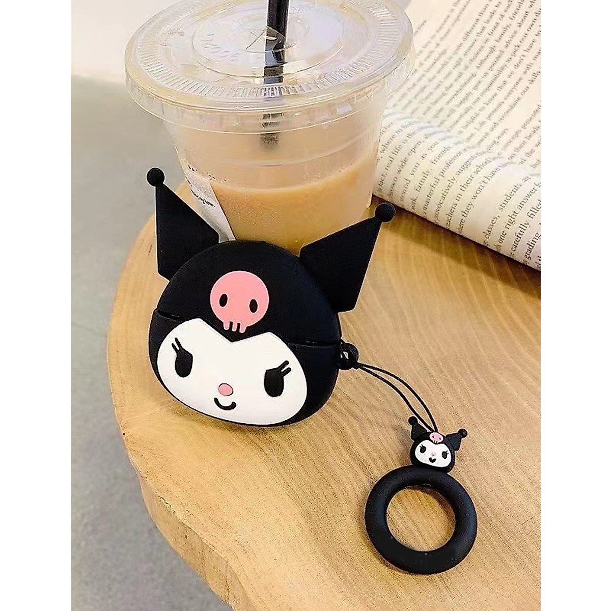 Cartoon Case Compatible with Apple AirPods Pro Anime, Fun Cute Kawaii Protective Case Anti-Fall Headphone Case for Airpod Pro Case Cover (AirPods Pro, BlackMonster)
