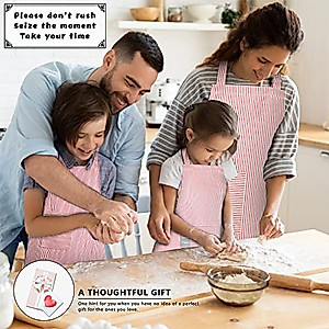 TeddSnow Kids Apron, Toddler Cotton Adjustable Bib Chef Apron with Pocket, For Children Age 2 to 5 years, Boys Girls