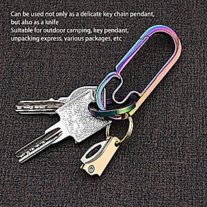 RTZY Portable Brass Small Pocket Knife with a Small Knife with a Key Chain for Outdoor Camping (RTZY1nh39cuxov)