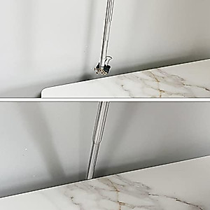 AHRYLXY Telescoping Pole with Hook Magnetic Pickup Grabber Tool, Telescopic Push Pull Rod Wire Grabber Tool Fish Stick, Telescopic Magnetic Pick-Up Tool