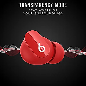 Beats Studio Buds - True Wireless Noise Cancelling Earphones - Beats Red (Renewed Premium)