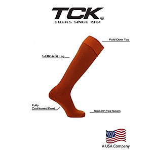 TCK Soccer Socks Multisport Tube MS (Texas Orange, Small)