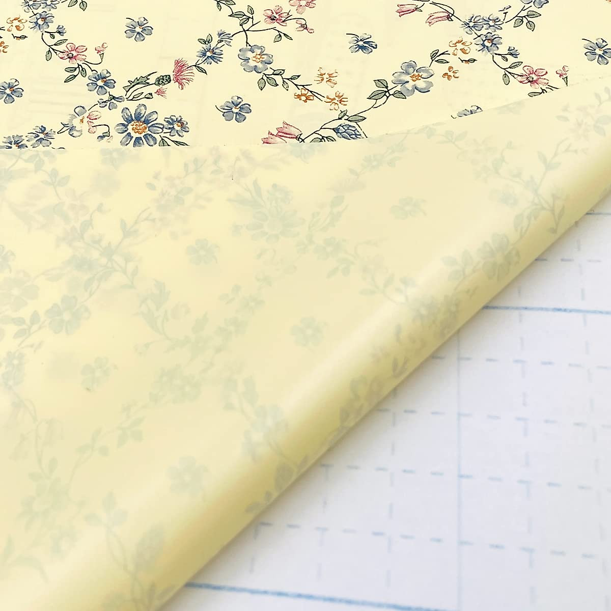 Yifely Sunmer Blooms Furniture Paper Decorative Shelf Drawer Liner Self-Adhesive Storage Locker Decor 17.7 Inch by 9.8 Feet