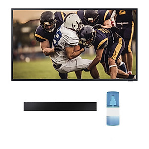 SAMSUNG QN55LST7TA The Terrace 55" Outdoor-Optimized QLED 4K UHD Smart TV with a HW-LST70T 3.0 Channel The Terrace Soundbar with Dolby 5.1 Ch and Walts HDTV Screen Cleaner Kit (2020)