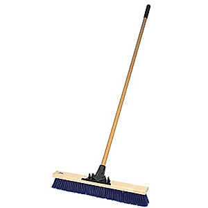 Weiler 44606 Pro-Flex 24" Block Size, Stiff Blue Polypropylene Fill, Sweep