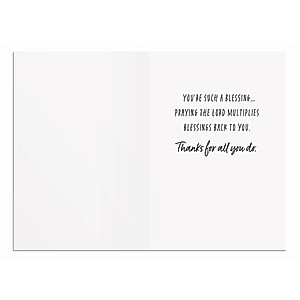 DaySpring - We Give Thanks - 4 Nature Design Assortment with Scripture - King James Version - 12 Thank You Boxed Cards & Envelopes (U0061)