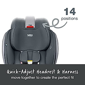 Britax Advocate Clicktight Convertible Car Seat, Black Ombre SafeWash