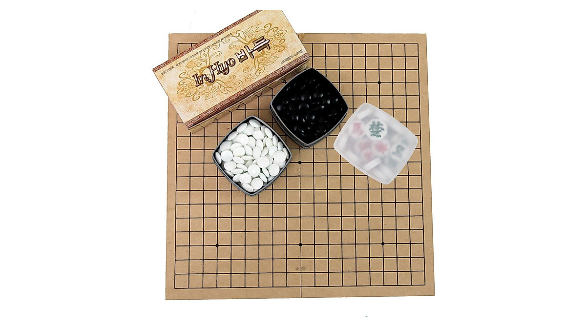 Inhyo GO Set: Chess & Go Board Game for All Ages