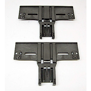 W10350376 for Kenmore Kitchenaid 2 PACK Dishwasher Upper Rack Adjuster