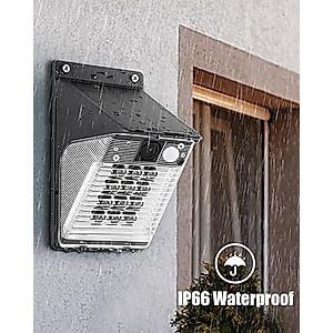 ENSTER Security Camera Wireless Outdoor, Solar Flood Light Camera 1080P, 2.4GHz WiFi Camera for Home Security with Motion Detection, 2-Way Audio, Cloud/SD Card Storage, Waterproof
