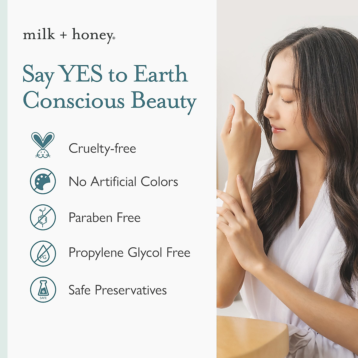 milk + honey Liquid Hand Soap No. 9, Moisturizing Hand Soap with Lavender and Tea Tree, Fresh and Herbaceous Natural Hand Soap, 12 Fl Oz