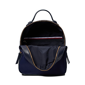 Tommy Hilfiger Lana Mini Dome Backpack Satin PVC Crest Tommy Navy One Size