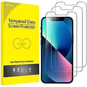 JETech Screen Protector Compatible with iPhone 13 mini 5.4-Inch, Tempered Glass Film, 3-Pack