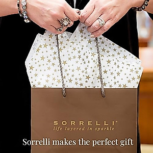 Sorrelli Navette Drop Earrings, Antique Gold-Tone Finish, Radiant Sunrise