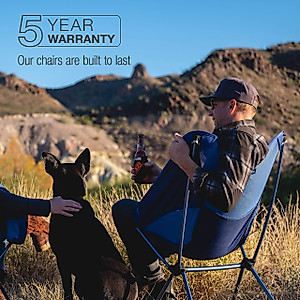 Helinox Chair One XL Lightweight, Portable, Collapsible Camping Chair, Black