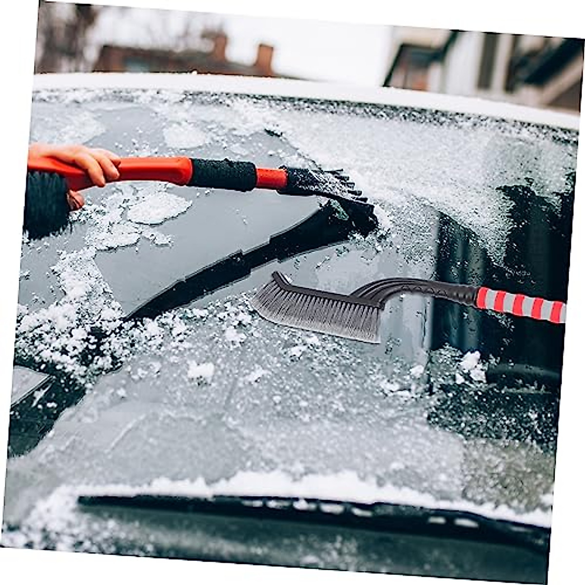 Yardwe 2 pcs Snow Shovel Accessories for Men Snow Brush for Trucks Windshield ice car ice Scraper and Brush car Tools car Snow Remover Outdoor Broom Ice Removal Shovel Forklift Winter abs