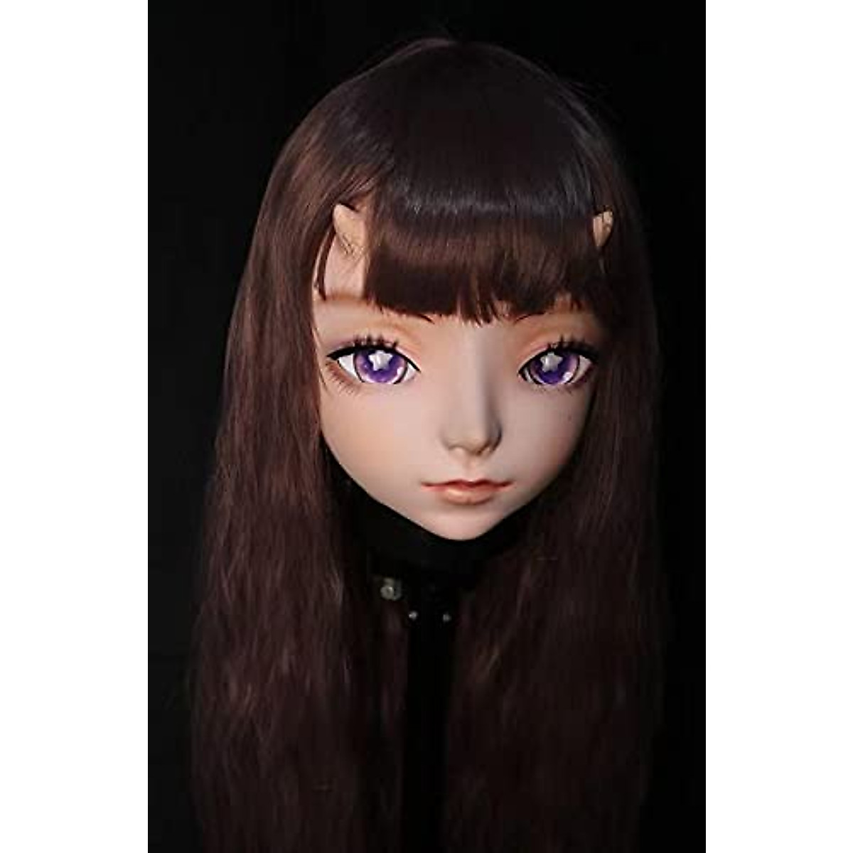 KuKu Comic Resin BJD Cosplay Anime Full Head Kigurumi Doll Mask (standard 3/4)