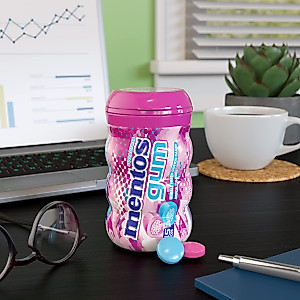 Mentos Sugar-Free Chewing Gum with Xylitol, Bubble Fresh Cotton Candy, 45 Count (Pack of 6)