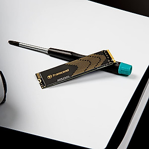 Transcend 1TB MTE250S NVMe Internal Gaming SSD Solid State Drive - Gen4 PCIe, M.2 2280 with Graphene Heatsink, Compatible with PS5, Up to 7,200MB/s - TS1TMTE250S