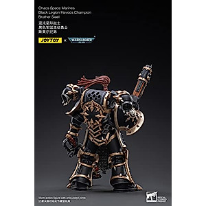 BLOOMAGE JOYTOY (BEIJING) TECH Warhammer 40K BLACKLEGION HAVOCS Champ SLAEL 1/18 FIG, Multi