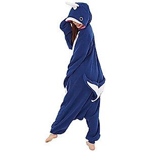 SAZAC Whale Kigurumi Onesie Costume Blue