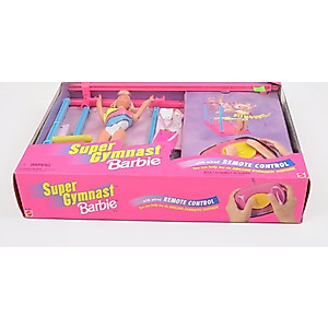 Super Gymnast Barbie Doll with Wired Remote Control 1999 From Mattel