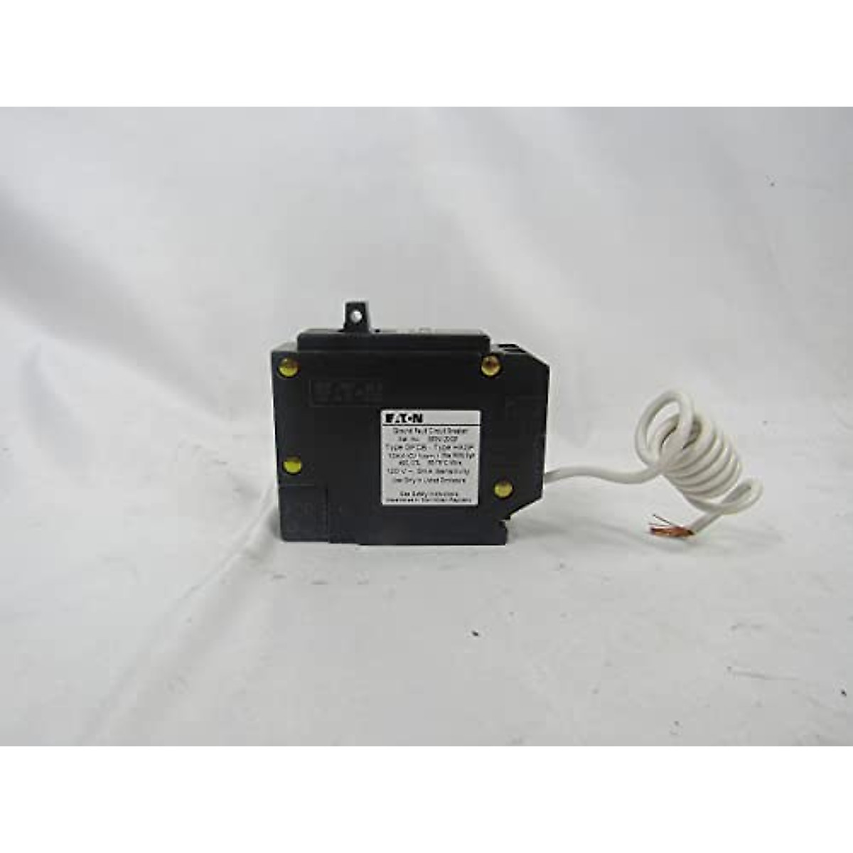 EATON BRN120GF Br Gfci, 5ma, 1 Pole, 10kaic, 20a, Pigta