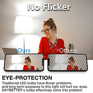 DAYBETTER 12 Pack Vintage LED Edison Bulbs, E26 Led Bulb 60W Equivalent, Dimmable Led Light Bulbs, High Brightness 800 LM Neutral White 4000K, ST58 Antique Filament Bulbs, Clear Glass Style for Home