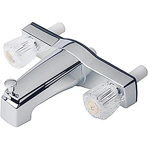 Builders Shoppe 3310ACP Mobile Home Two Handle Non-Metallic 8" Tub Shower Diverter Chrome Finish