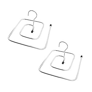 GATHINESS 2pcs Swivel Hanger Quilt Blanket Kids Hangers Folding Clothes Rack Spiral Quilt Rack rotatable Spiral Hanger Clothes Drying Racks Hanging Rack Space-Saving Organizer to Rotate Sock