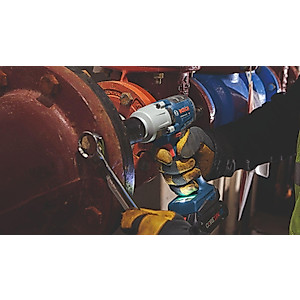 BOSCH GDS18V-330CN 18V Brushless Cordless Connected-Ready 1/2 In. Mid-Torque Impact Wrench with Friction Ring and Thru-Hole (Bare Tool)