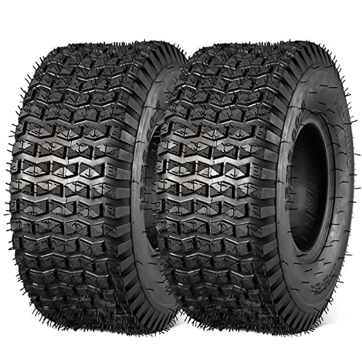 MaxAuto Lawn & Garden Tire 15X6-6 4PR Tubeless, 2Pcs