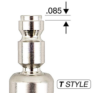 Automotive Swivel 1/4" NPT Male Quick Connect Air Tool Fittings - 6 Pack