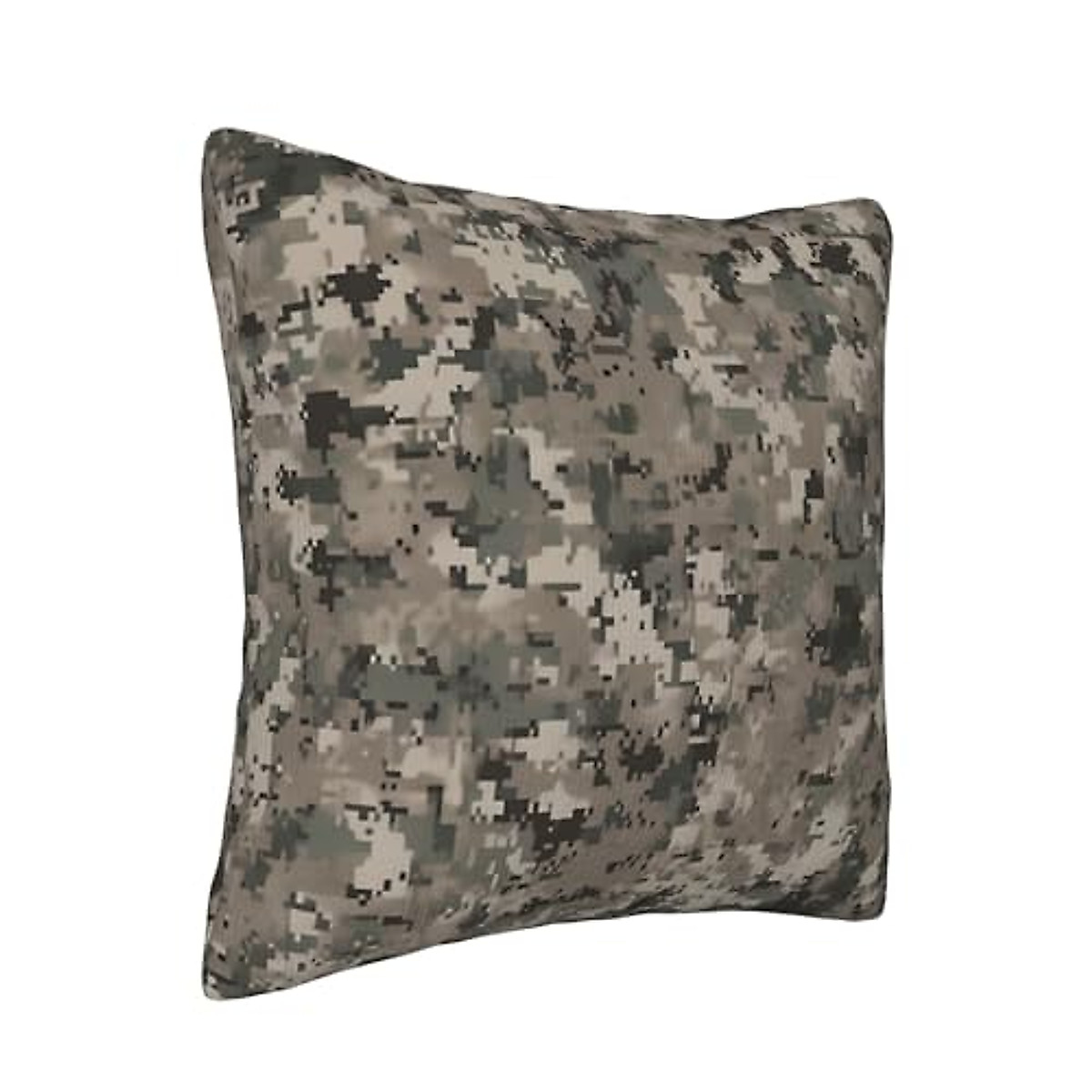 AdaNti Army Digital Camouflage Print Corduroy Throw Pillow Covers Soft Square Throw Pillow Case Home Decorations for Bed Sofa Living Room 16"x16"