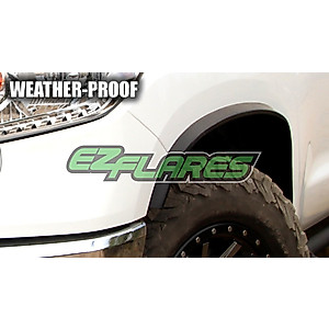 EZ Flares - Universal Offroad Flexible Foam Rubber Fender Flares 1-inch Extension