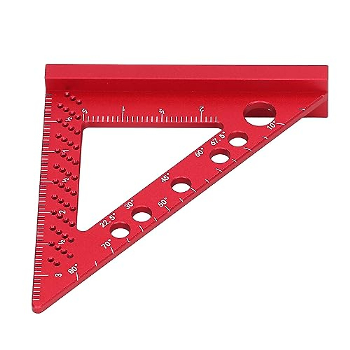 Miter Ruler, Carpenter Square Multipurpose Clear Scales Aluminum Alloy for Home