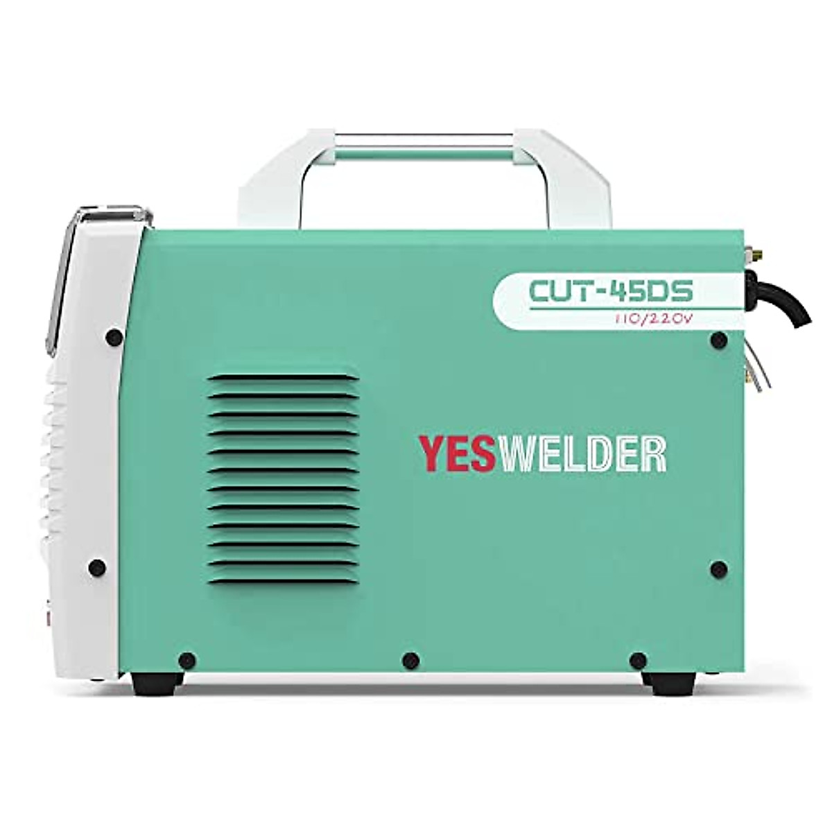 YESWELDER Plasma Cutter Dual Voltage 110/220V,45 Amp Non-Pilot Arc Digital Display IGBT Portable plasma cutter machine with accessories
