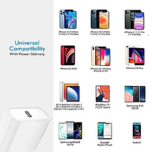 iPhone 14 Charger Block,20W USB C Charger iPhone Fast Charger Plug Type C Wall Charger Durable USB-C Power Delivery Adapter Compatible with iPhone14 Pro/14 Pro Max/14 Plus/13/13 Pro Max/12/12 Pro Max